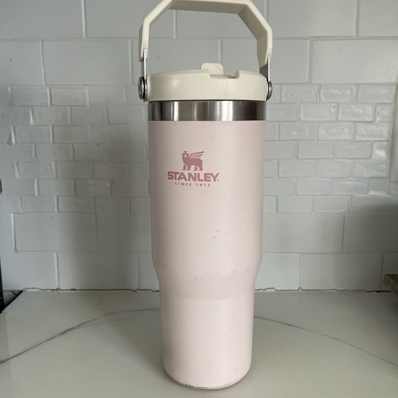 Stanley | Kitchen | Stanley Light Pink Tumbler With Handle | Poshmark